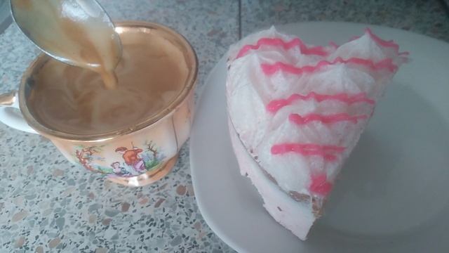 Кофе пенка тортик