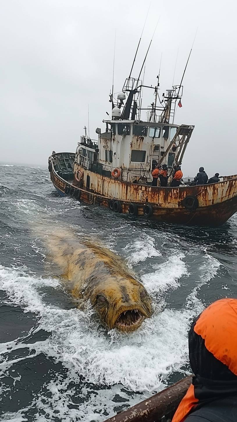 Встреча с гигантской морской щукой