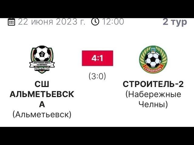 СШ Альметьевск vs Строитель-2