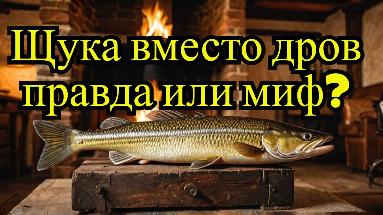 Рыба вместо дров: правда ли что раньше топили печь щукой?