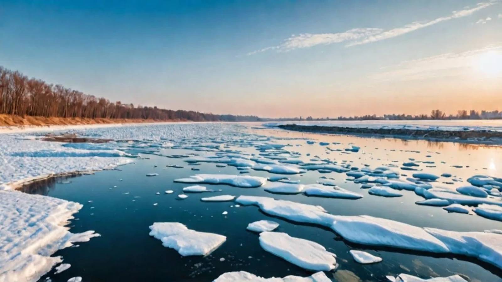 Ледоход на р.Иртыш