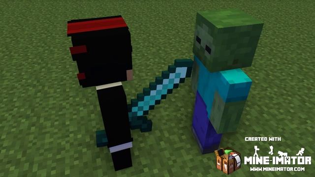 Моя анимация на Mine-Imator