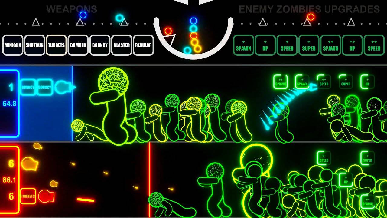 180. Шарики: Защита от зомби стикменов | Marble: Stickman Zombies Attack | Кто победит?