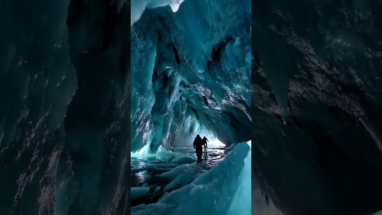Exploring the Hidden World of Glacial Caves #music