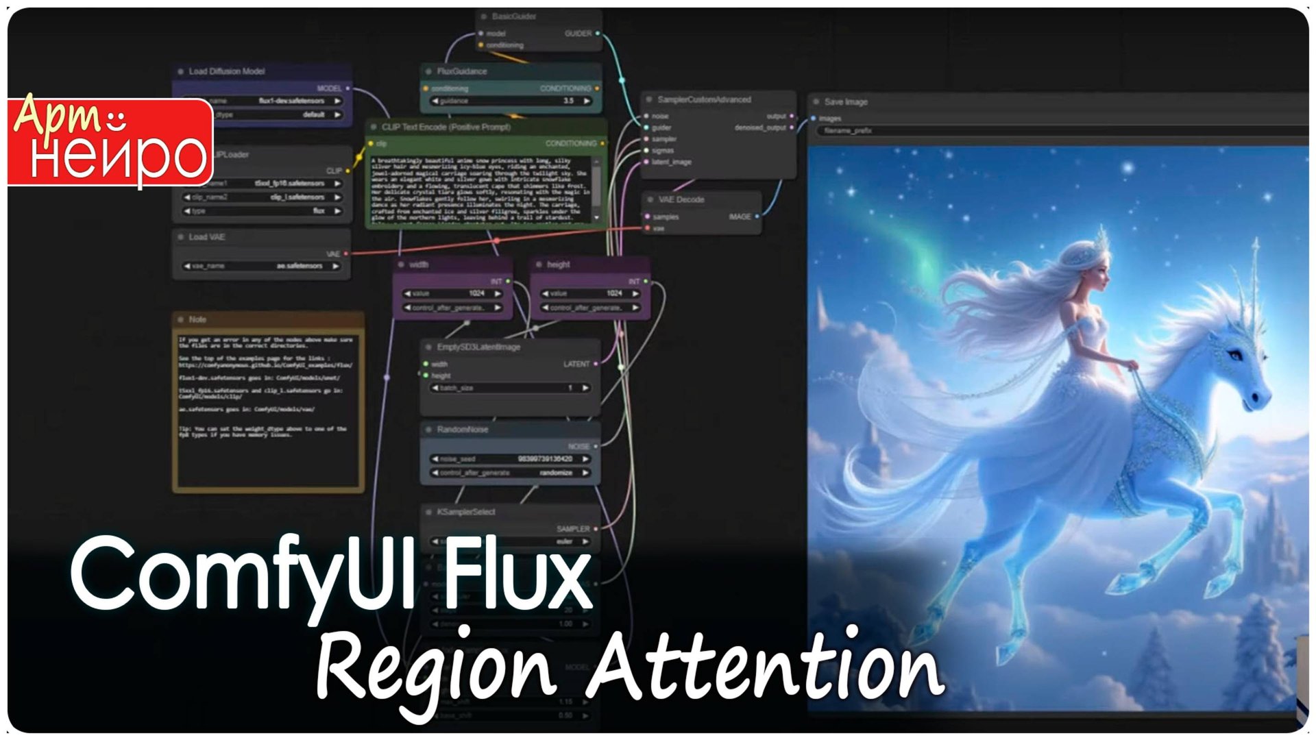 ComfyUI Flux Region Attention – Новый уровень генерации AI-изображений_(27 февр. 2025)