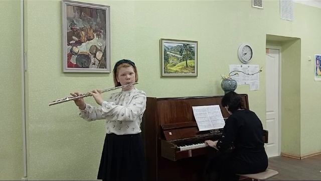 Воложанина Ксения Г.Телеман Соната фа мажор 1 и 2 части