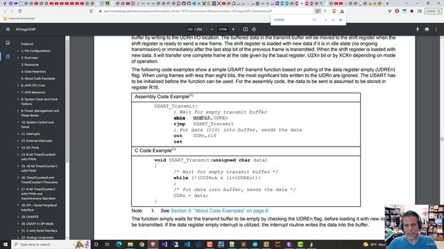 8.3. Working with the UARTs in Assembly
