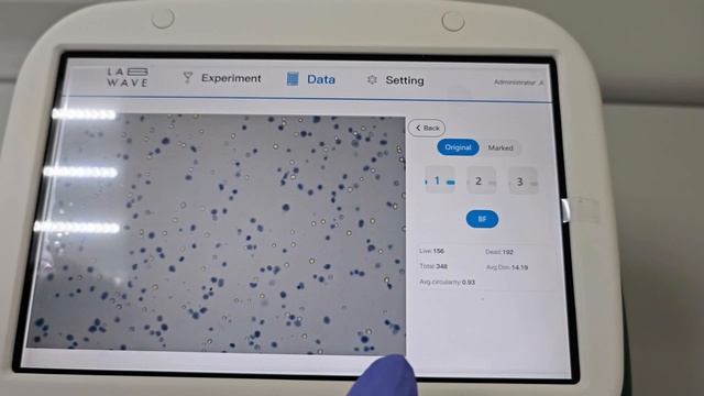 Автоматический счетчик клеток от Labwave в МГЦ Геномед