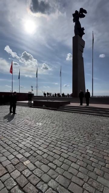 Ко Дню Победы площадь Славы г Могилёв Республика Беларусь