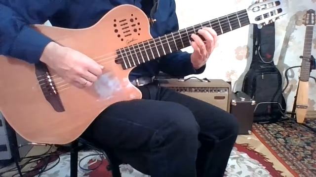 Малиновый звон (А.Малинин) на гитаре