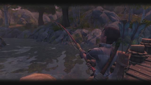 Играем в Fable #3 рыбачим