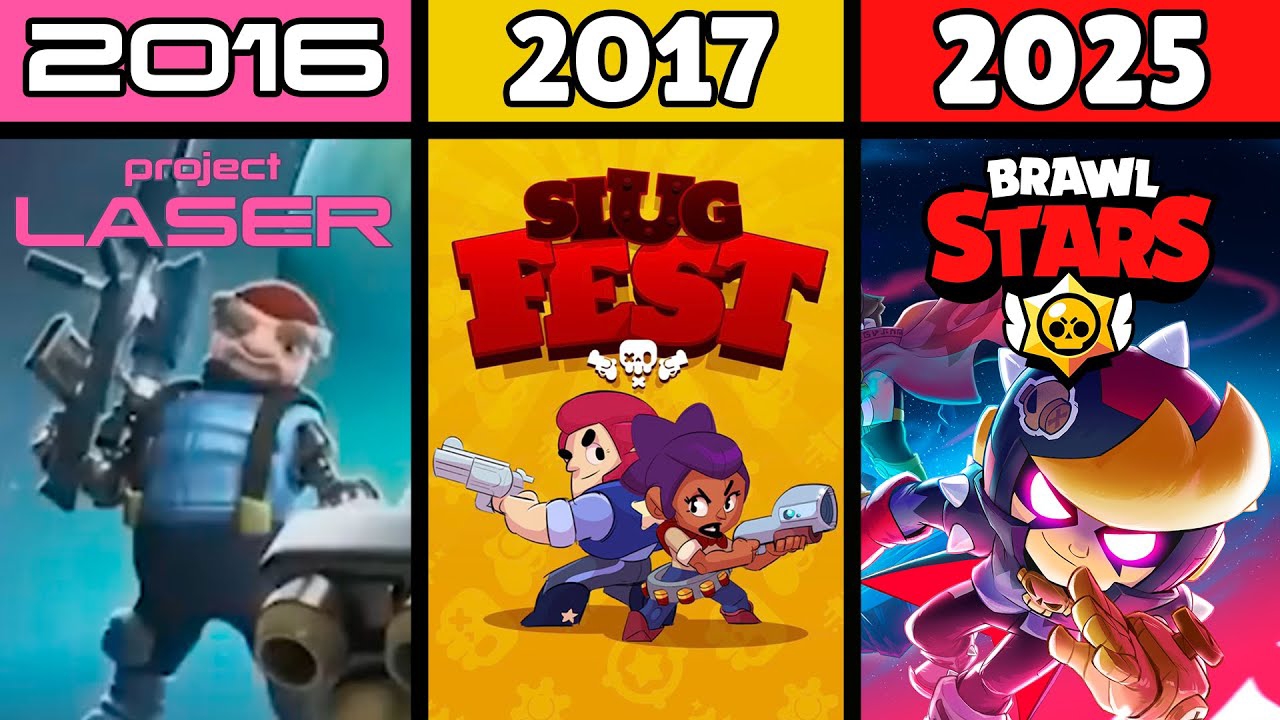 КАК СОЗДАВАЛСЯ БРАВЛ СТАРС В 2016 ГОДУ? ЭВОЛЮЦИЯ АЛЬФА ВЕРСИЙ PROJECT LASER и SLUG FEST