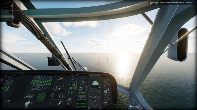 DCS World (из видео-архива) мод MH-60R применение сонара
