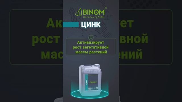 🌱 BINOM ЦИНК — точечное решение при дефиците микроэлемента