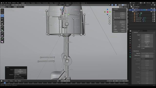 Колени не туда гнутся/  Как правильно настроить IK кость. Blender
