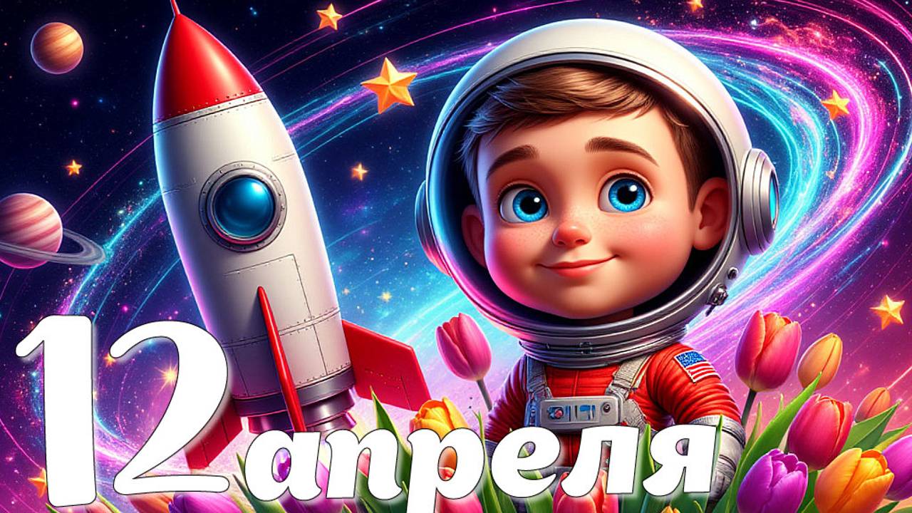 12 апреля - С Днём Космонавтики! Мультик про Космос для Детей, Песни и Мультики для Детей
