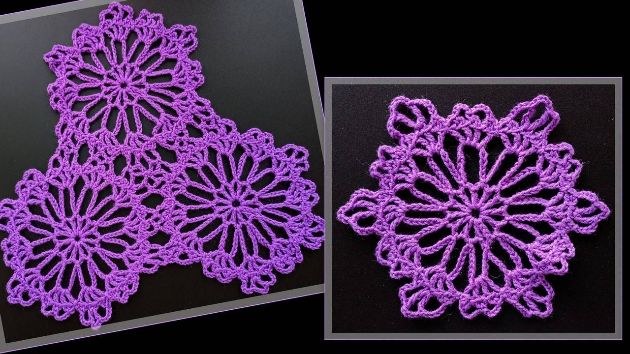 Шестиугольный мотив крючком