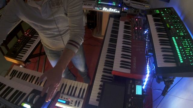 ＂A Long Way To Go.....＂ with System 8 ⧸ Grandmother ⧸ Prophet 08 ⧸ Nord Lead A1 ⧸ Mopho