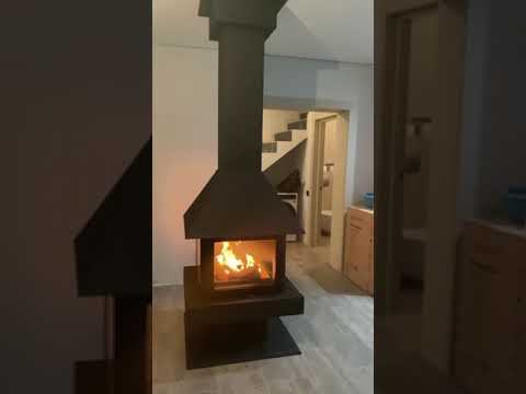 Видео отзыв о компании Дом печей. ЭкоКамин Эклипс островной 4D