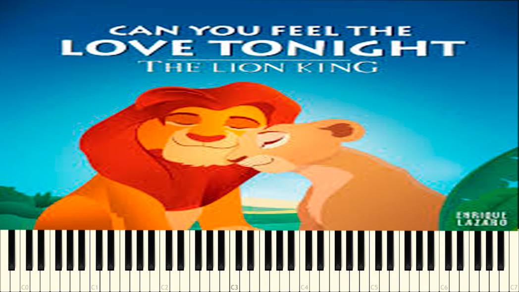 Король Лев. Can You Feel The Love Tonight. Элтон Джон. Разбор мелодии (Tutorial)