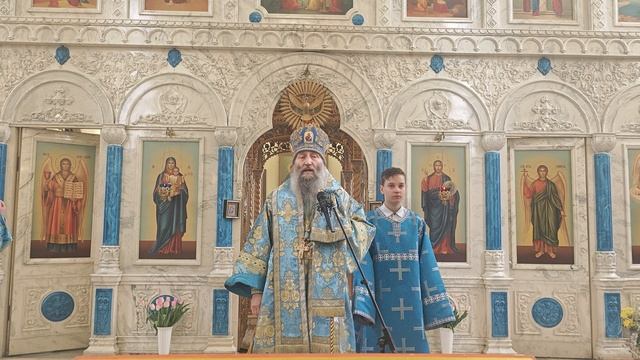 Проповедь владыки Гурия в день престольного праздника - Благовещения Пресвятой Богородицы