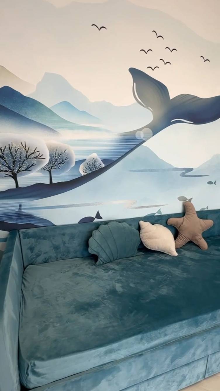 В этом проекте детской комнаты для мальчиков мы изготовили мебель, учитывая пожелания заказчика