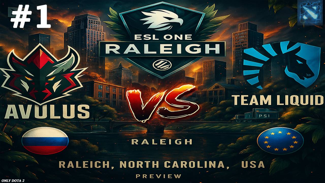 ПЕРВЫЙ МАТЧ НА ВЫЛЕТ! | Avulus vs Liquid #1 (BO3) ESL One Raleigh 2025