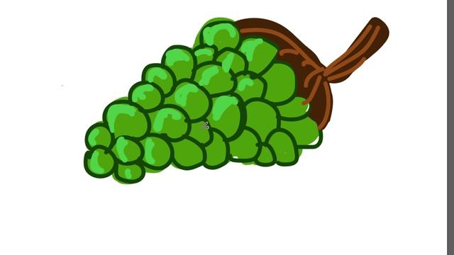 Рисуем виноградик часть 94