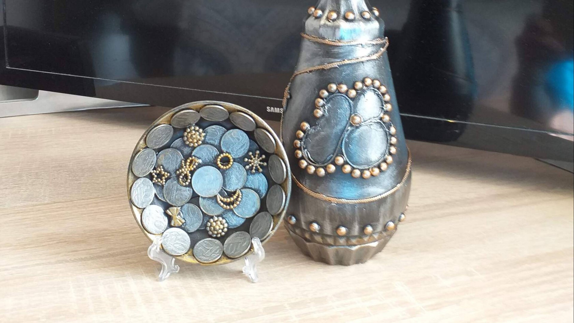 Техника окрашивания сухой кистью.