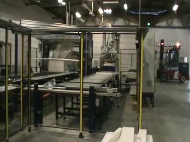 Упаковка ДСП на машине Area 180