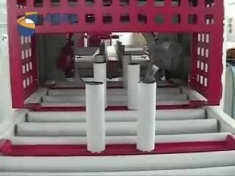 Упаковка продукции на кольцевом обмотчике в стретч пленку AREA RING 40