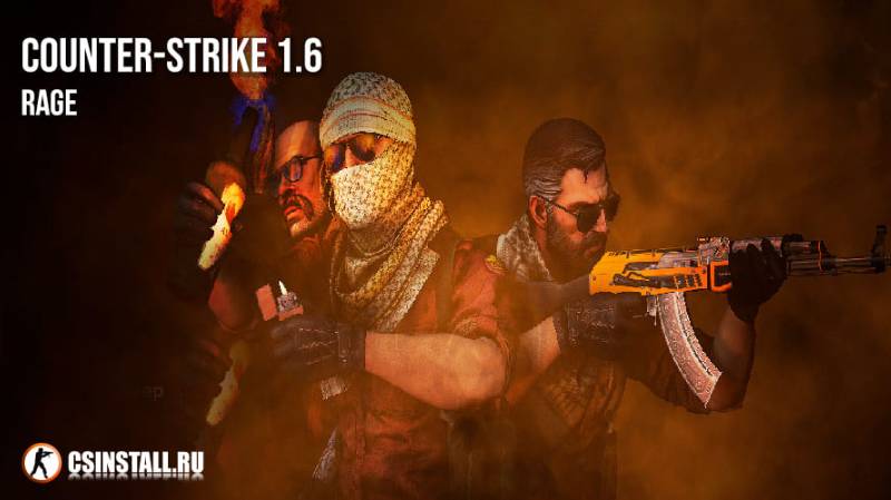 Видео CS 1.6 Rage — Ультра HD сборка со скинами из CS:GO!