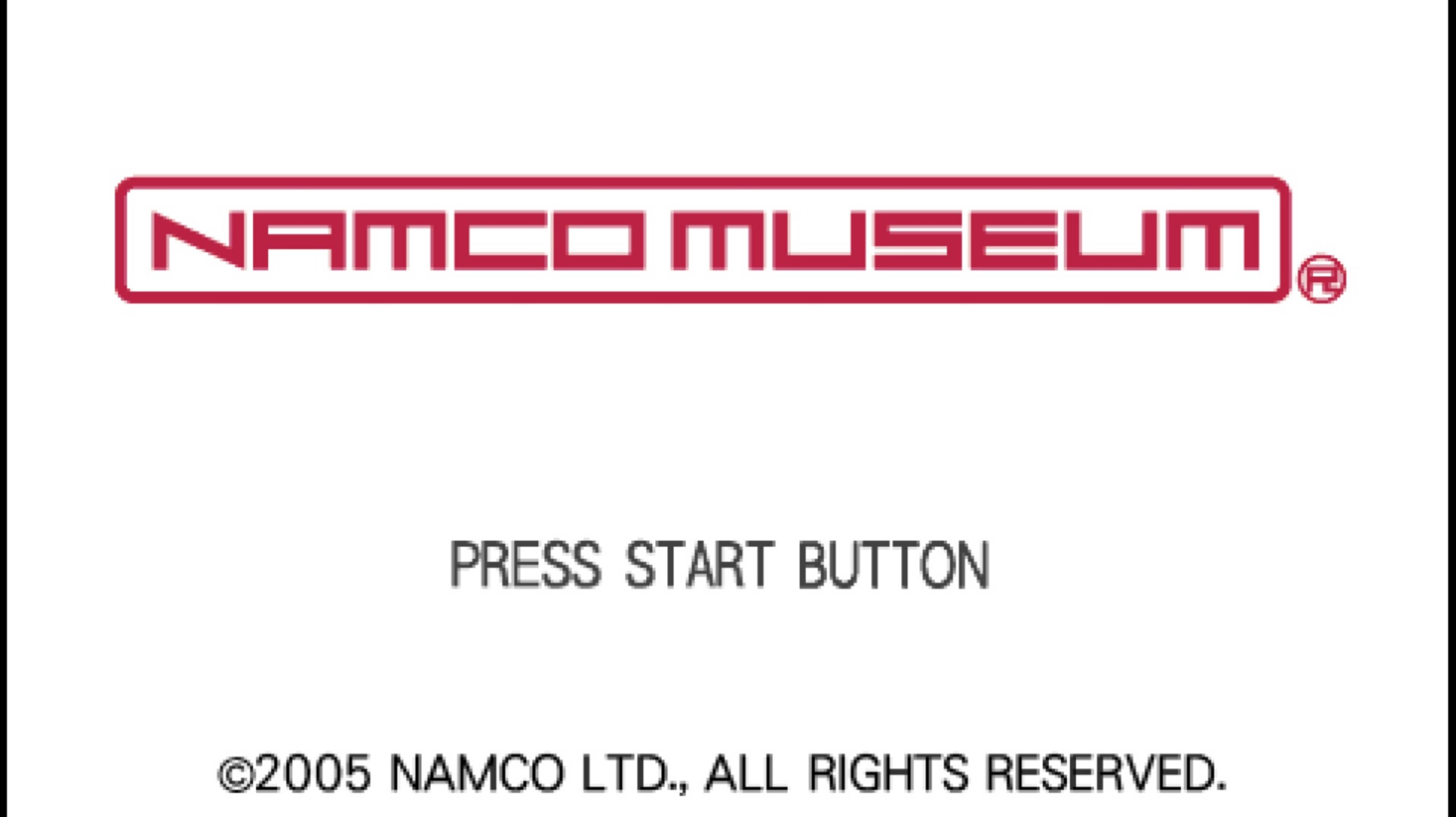 Namco Museum PSP NTSC-J KO Retro Collection Disc Menu (UCKS-45005)