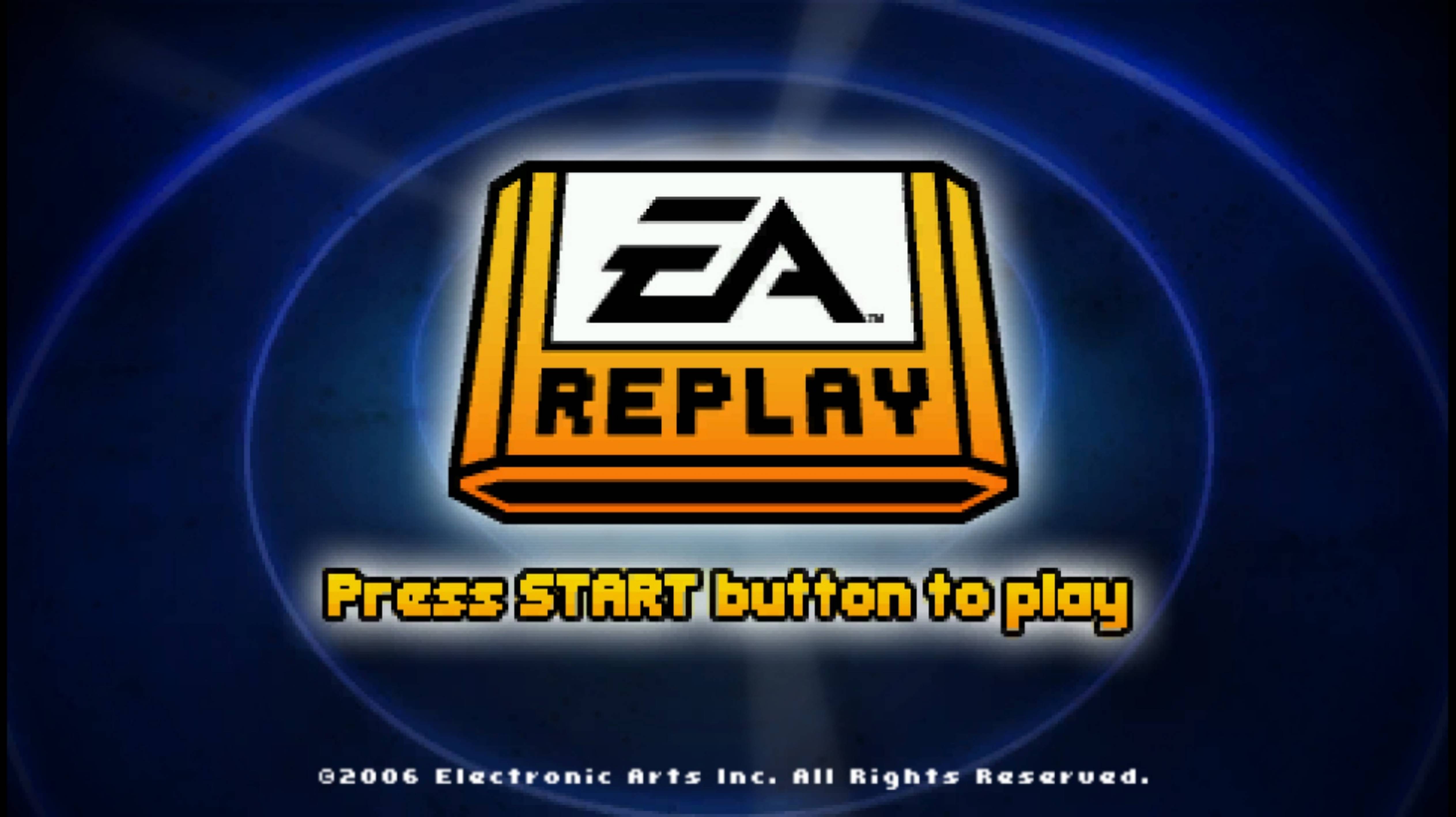 EA Replay PSP NTSC-U US Retro Collection Disc Menu (ULUS-10140)