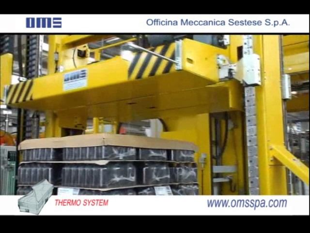 Упаковка стекла   компания OMS   Italy