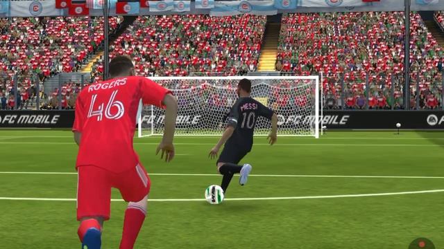 Забил красивый гол за Лионеля Месси🐐 в Fc Mobile