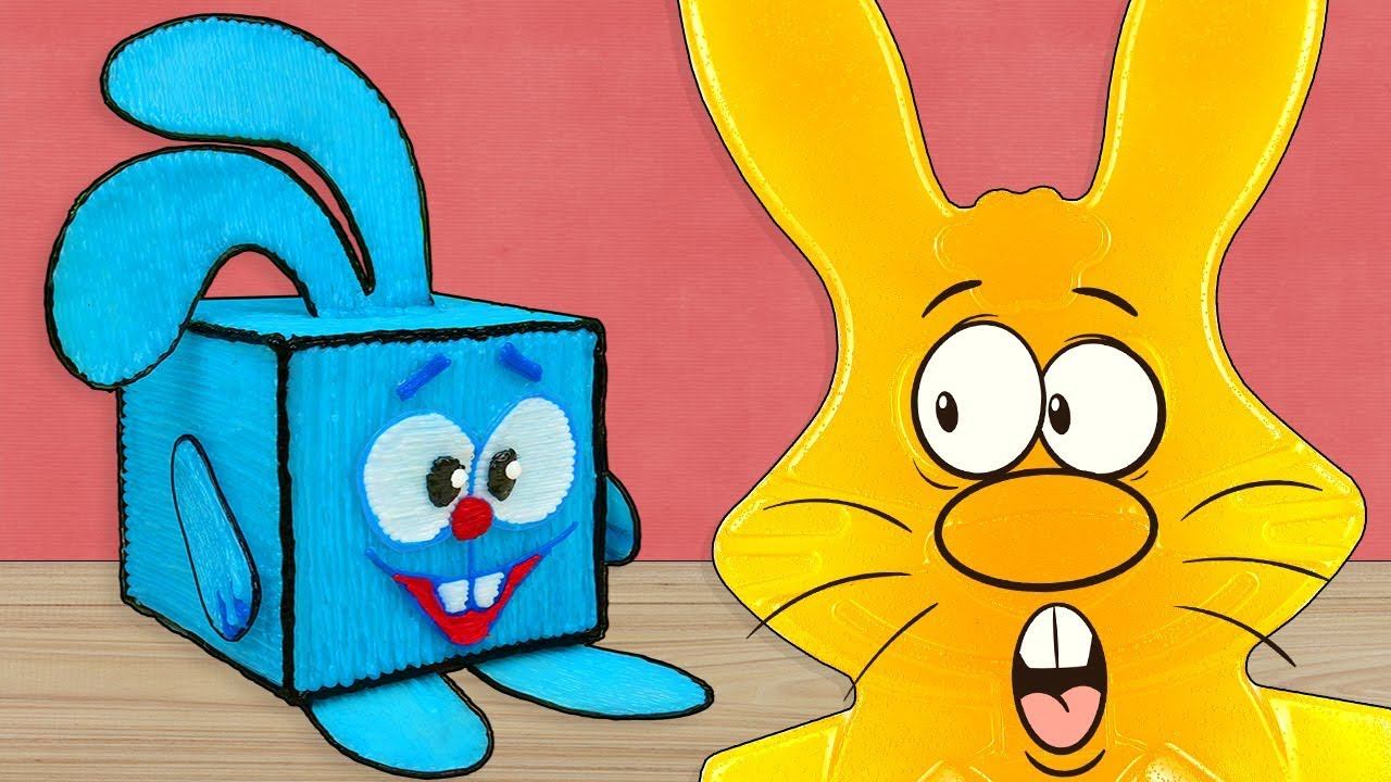 КРОШ 3Д РУЧКОЙ ДЛЯ ЖЕЛЕЙНОГО ЗАЙЦА ХАРИТОНА СМЕШАРИКИ