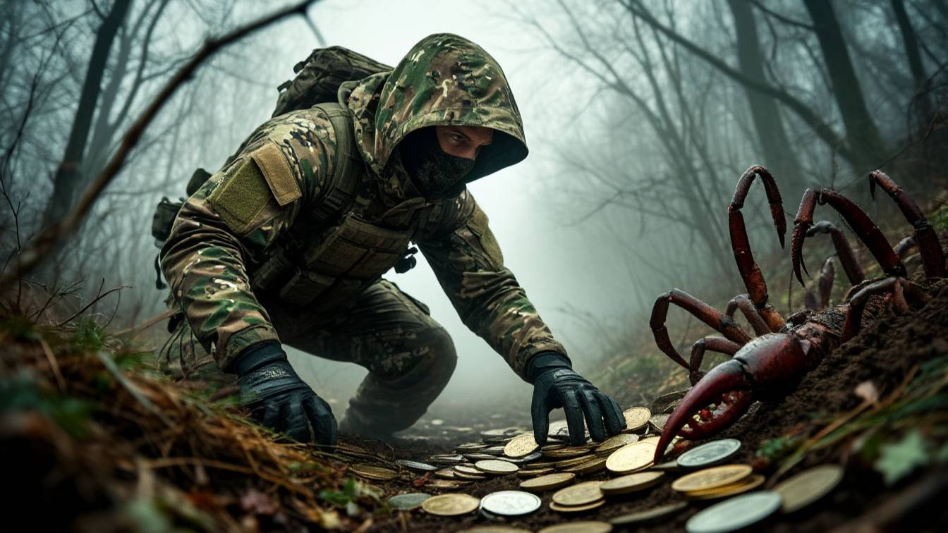 Деревня в кустах ракиты. Поиск монет и кладов 2025