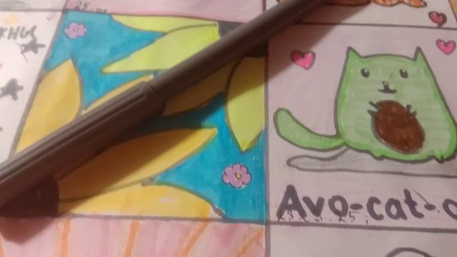 Мастер - класс по изготовлению листа плаката с мини рисунками. Часть 23