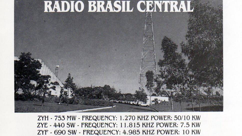 [SW DX] 4985 kHz ZYF 690 Rádio Brasil Central (Goiânia, Goiás, B) 02.09.2022