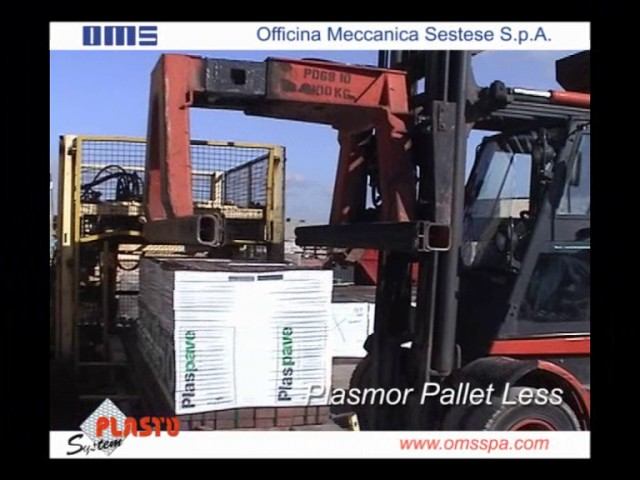 Упаковка кирпича на машине обвязки RG08