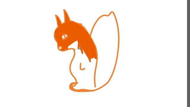Рисуем милую белочку часть 29