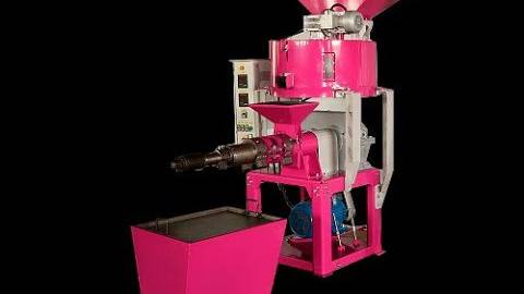 Масло ши на маслоотжимном прессе ЖАСКО