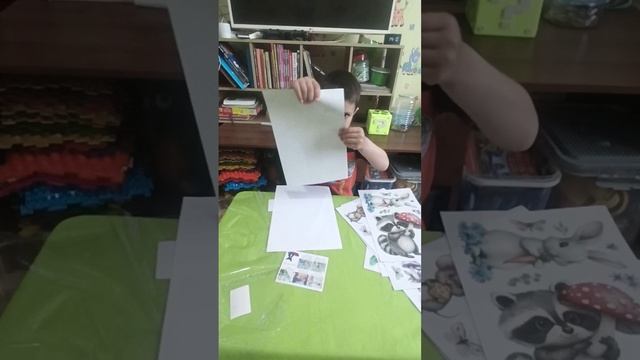 Распаковка наклейки на окна