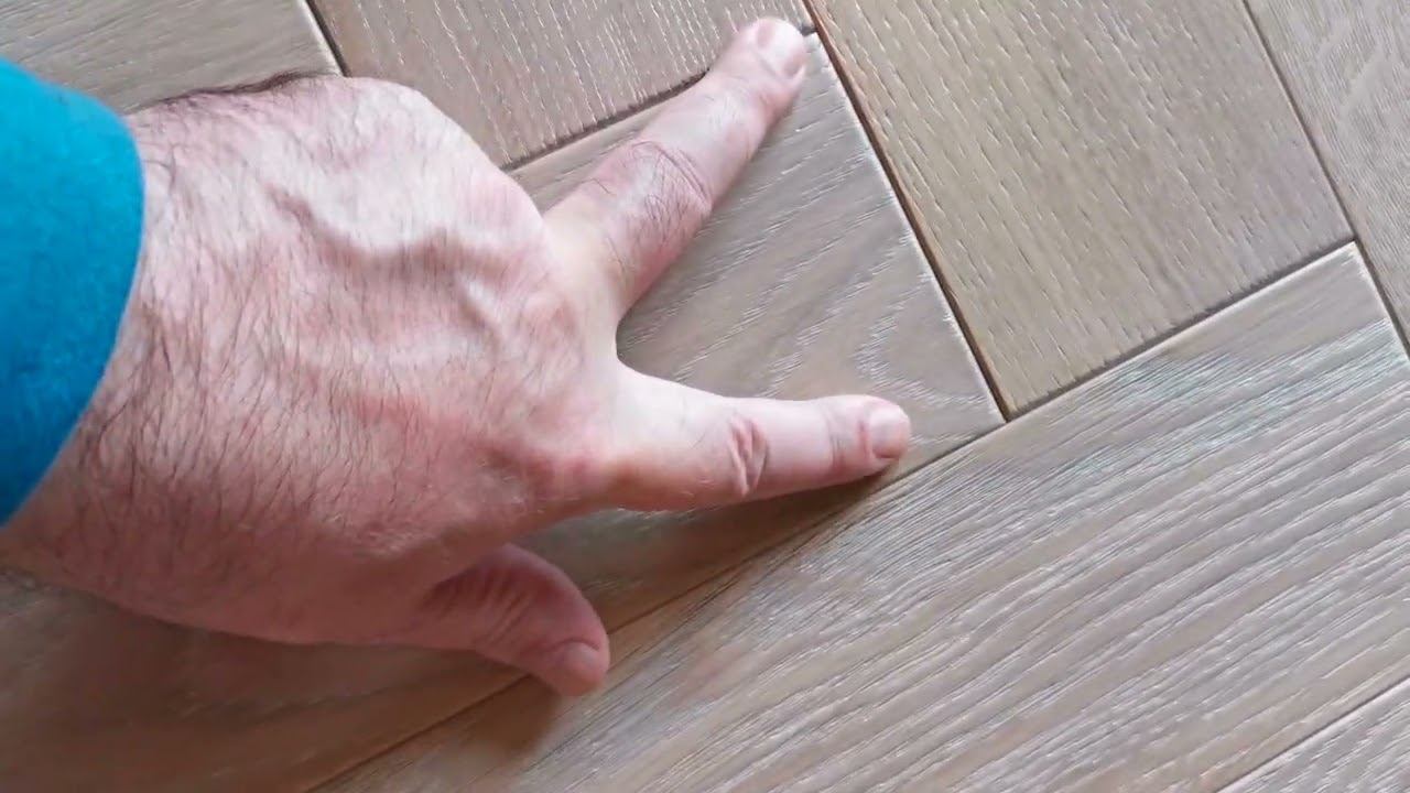 Инженерная доска Дуб английская Ёлка цвет Аворио