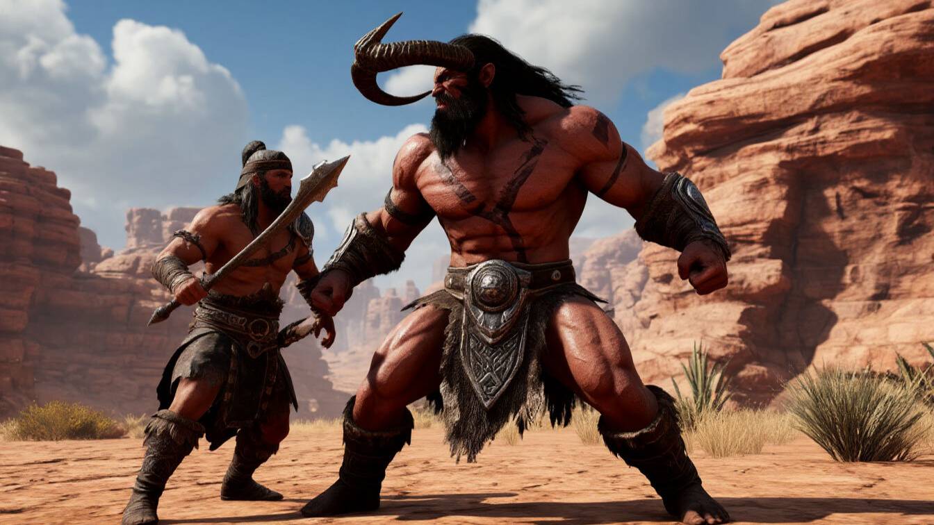 Conan Exiles. Убиваем главного босса в крепости Клояля