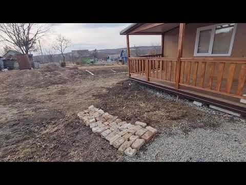 МЫ НА ДАЧЕ, ПРИВЕЗЛИ ТЕПЛИЦУ, we brought a greenhouse in the country