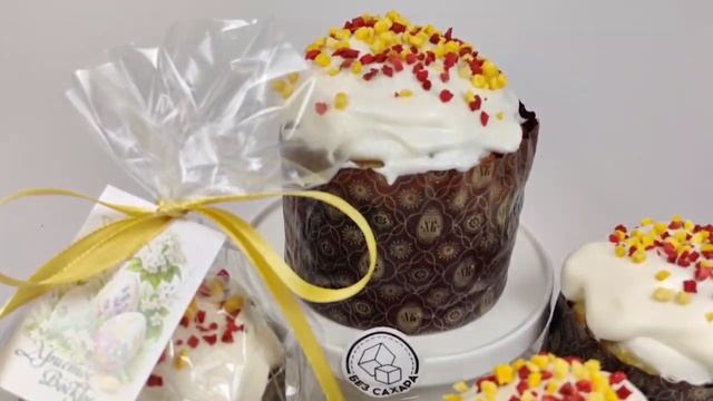 Кулич Веган и Миндально творожный