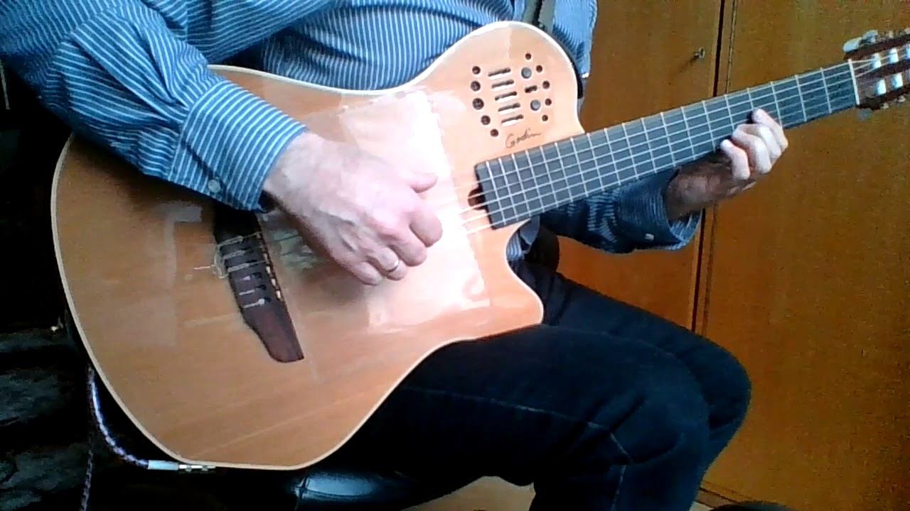 Эти летние дожди (Алла Пугачёва) на гитаре