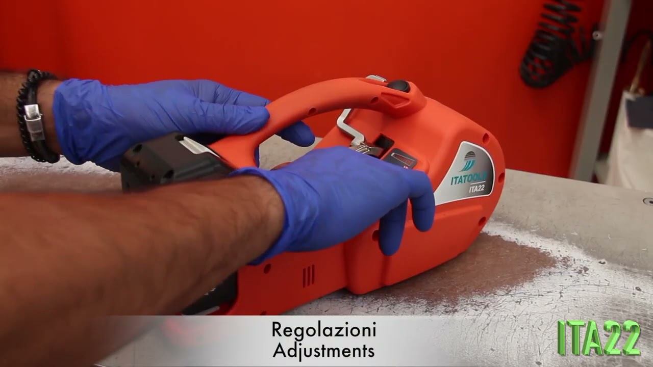 OMS22 \ ITA 22 BATTERY STRAPPING TOOL Упаковочный аккумуляторный инструмент